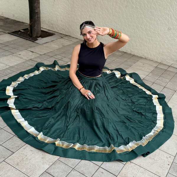Buy Latest Navratri Chaniya D004 Heavy Flair Skirt Online Sydney